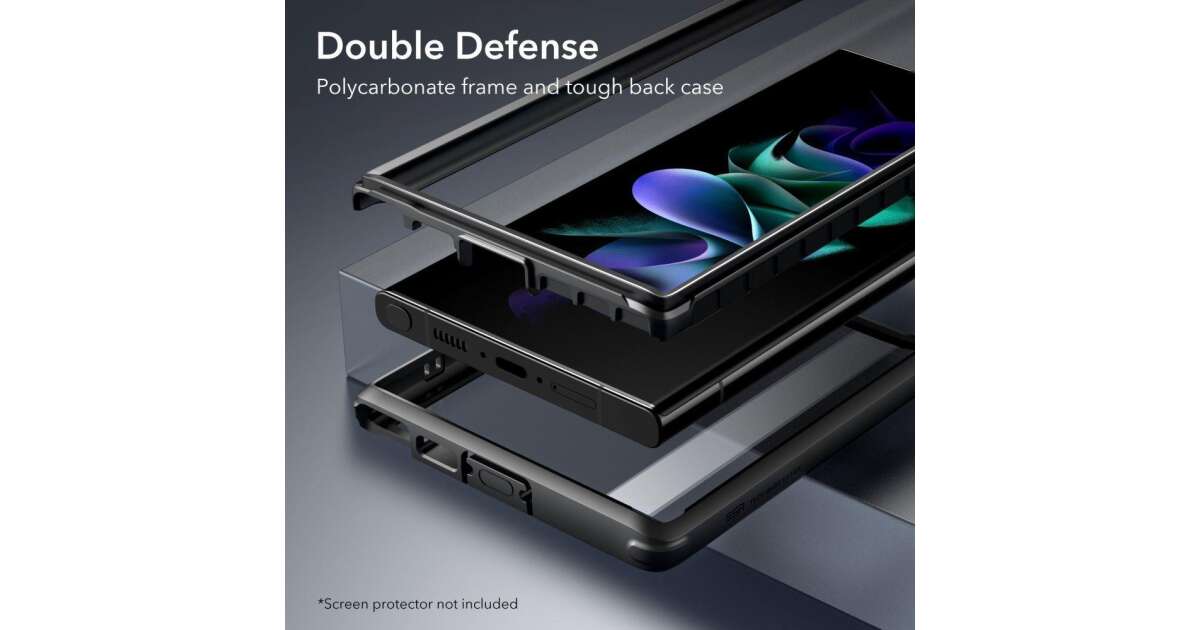 ESR SHOCK ARMOR KICKSTAND GALAXY S23 ULTRA ÁTLÁTSZÓ/ZÖLD tok | Pepita.hu