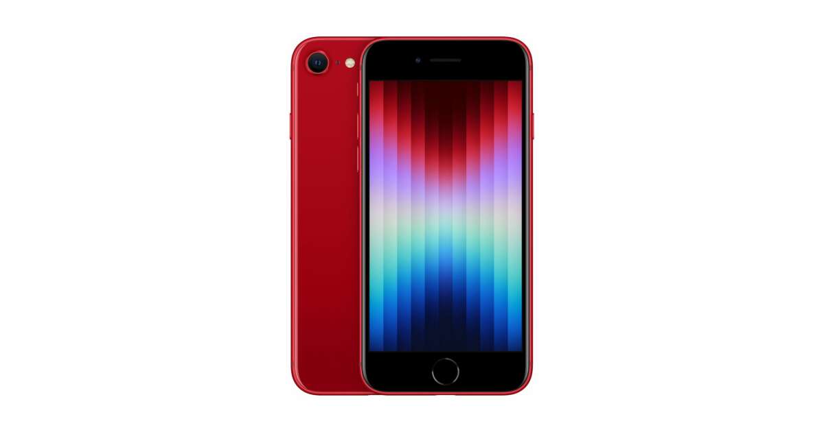 Apple iPhone SE3 5G 64GB 4GB RAM Dual SIM Mobiltelefon, Piros | Pepita.hu