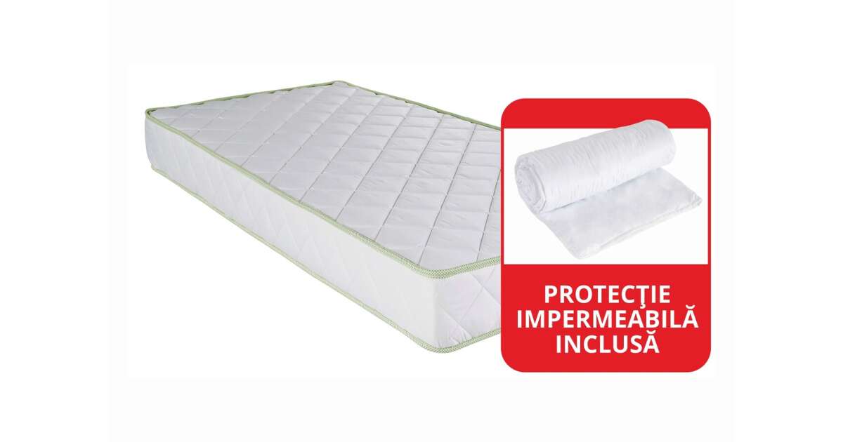 Saltea copii Green Future Premier, 70x140 cm, H 10 cm, ferma | Pepita.com