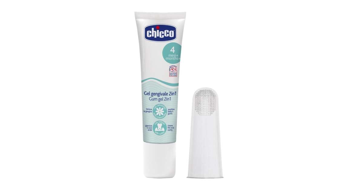 Chicco Gel de curățare gingivală + Masator gingival | Pepita.com