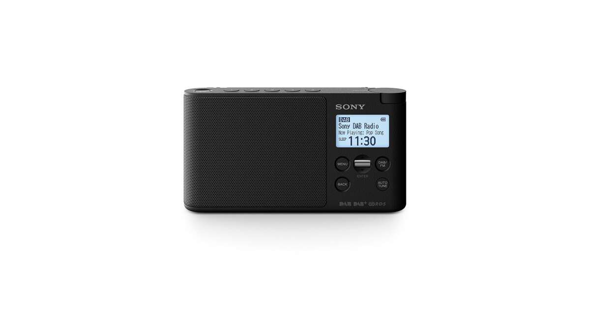 Sony XDR-S41D hordozható DAB/DAB+ rádió fekete (XDRS41DB.EU8) | Pepita.hu
