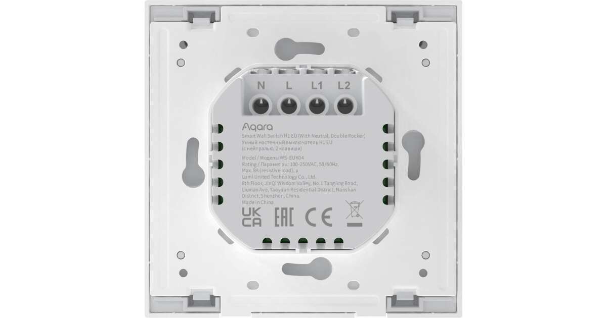 Inteligentné zariadenie AQARA SMART HOME WRL SWITCH/DOUBLE WS-EUK04 ...