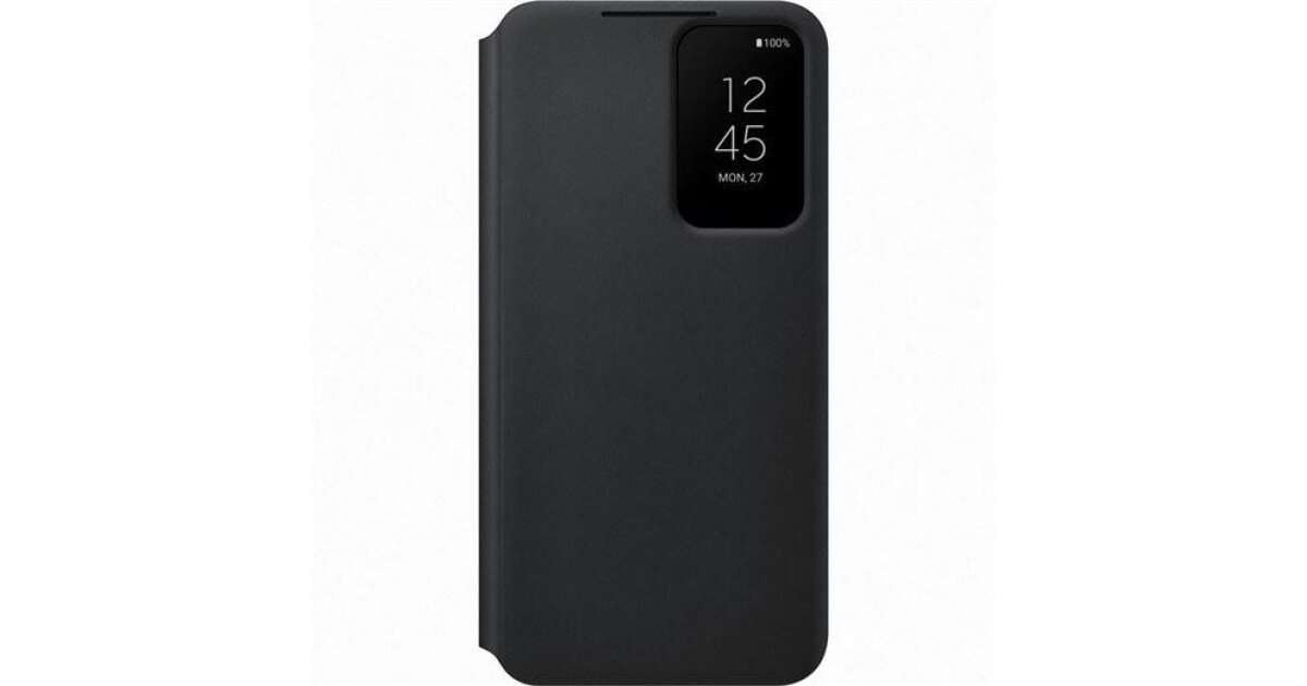 Samsung Galaxy S22 Smart Clear View tok fekete (EF-ZS901CBEGEE) | Pepita.hu