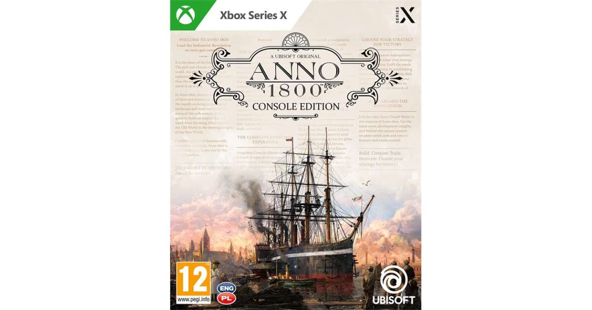Anno 1800™ Console Edition Xbox Series X játékszoftver | Pepita.hu