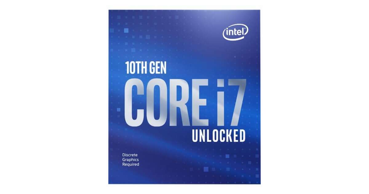 Intel Core i7-10700KF 3.8GHz Socket 1200 dobozos (BX8070110700KF ... Intel Core i7-10700KF 3.8GHz Socket 1200 dobozos (BX8070110700KF ...
