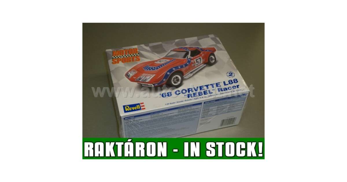 Revell Plastic Model Kit 1968 Chevrolet Corvette L88 1:25 | Pepita.hu
