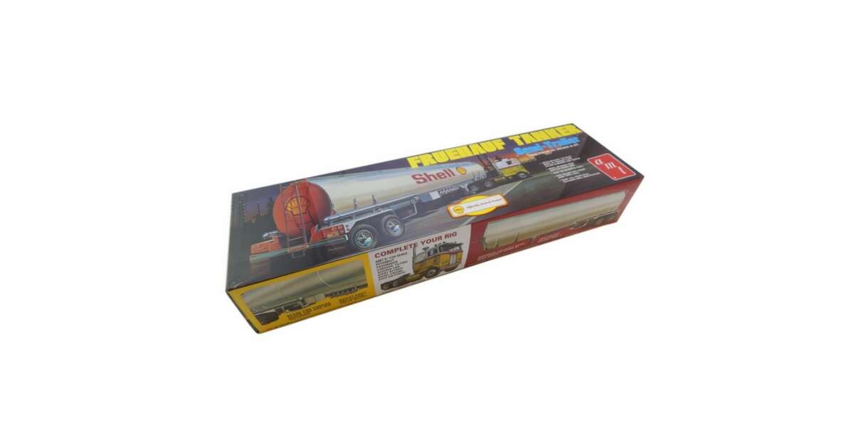 Shell Fruehauf tanker traieler AMT Plastic modelkit 1:25 | Pepita.hu