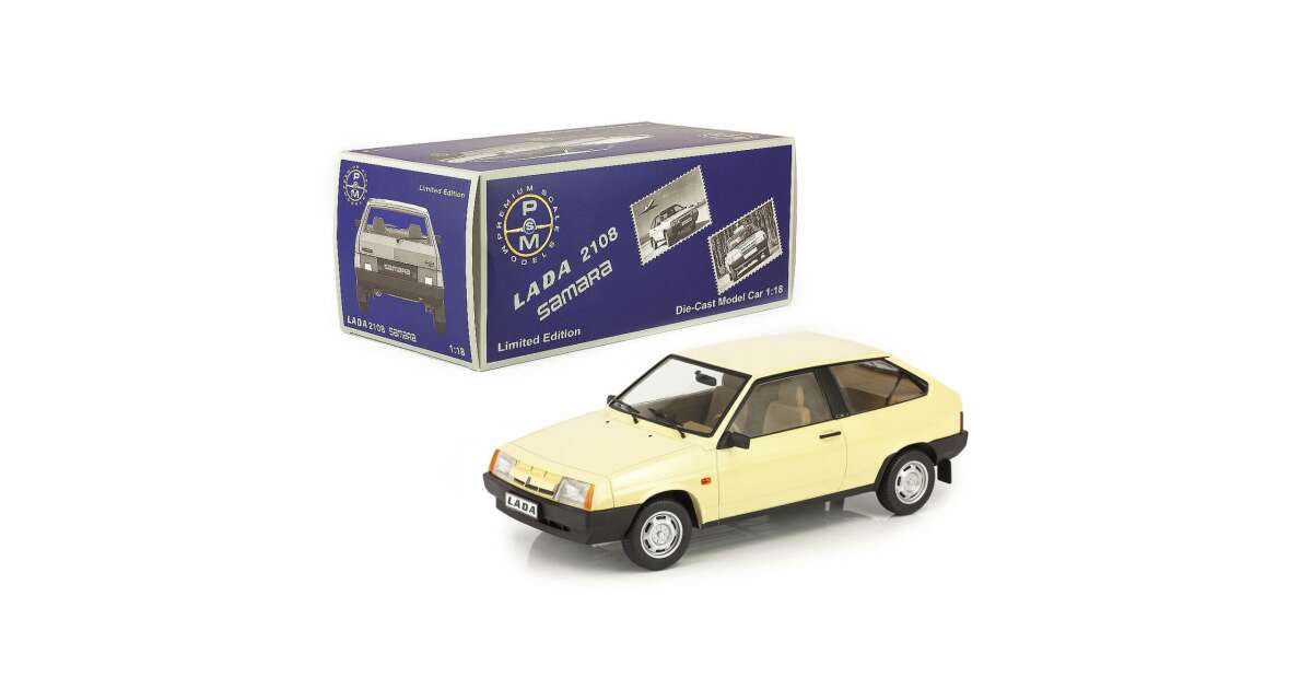 Lada 2108 Samara 1987 Beige modell autó 1:18 | Pepita.hu