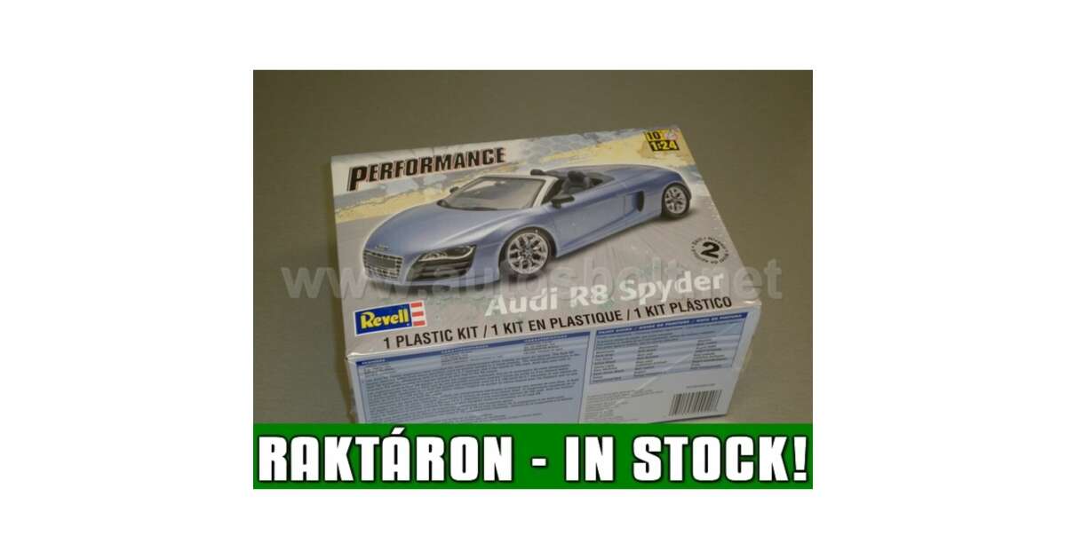 Revell Plastic Model Kit Audi R8 Spyder 1:24 | Pepita.hu
