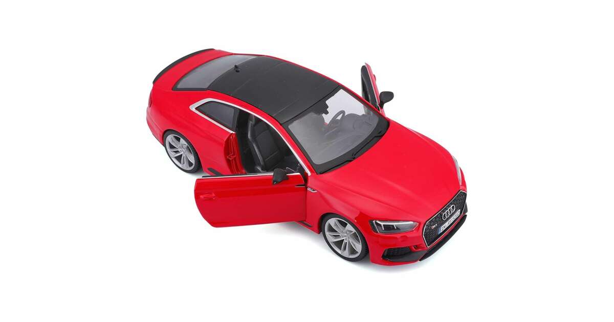 Audi RS 5 Coupé 2019 piros modell autó 1:24 | Pepita.hu