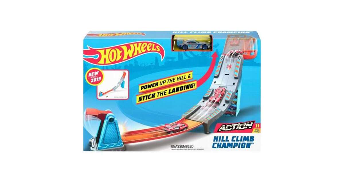 Hot Wheels Hill Climb Pálya - Versenypálya szett - 1 autóval | Pepita.hu