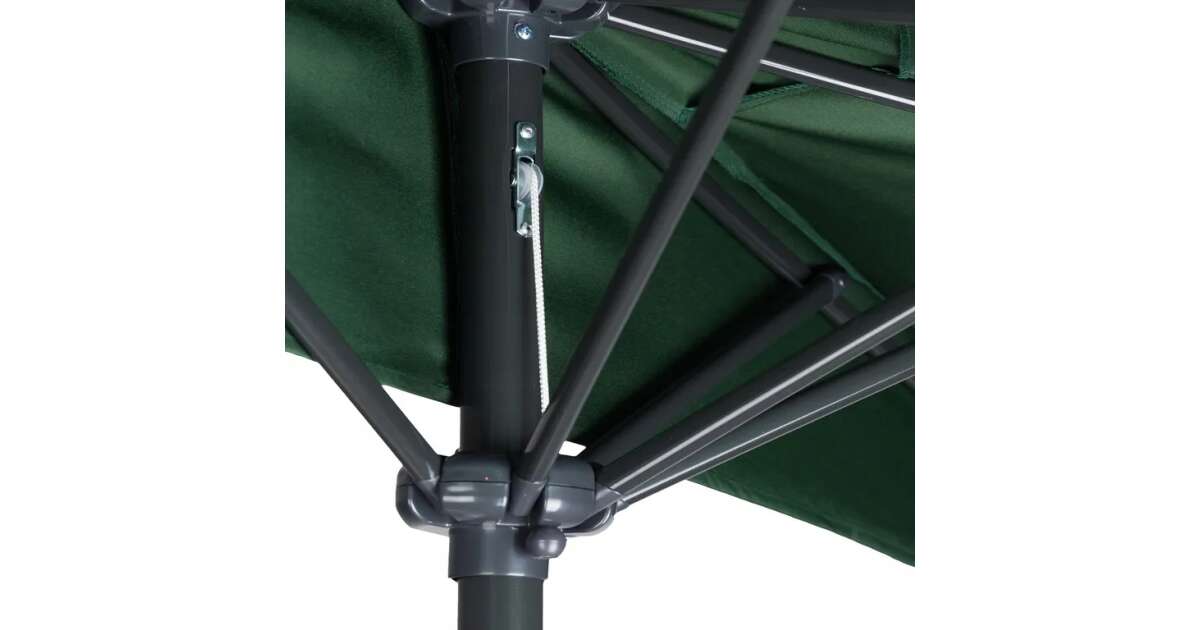 Kerti napernyő félig fali napernyő a teraszra 2,7 m zöld | SL-UM016 ...