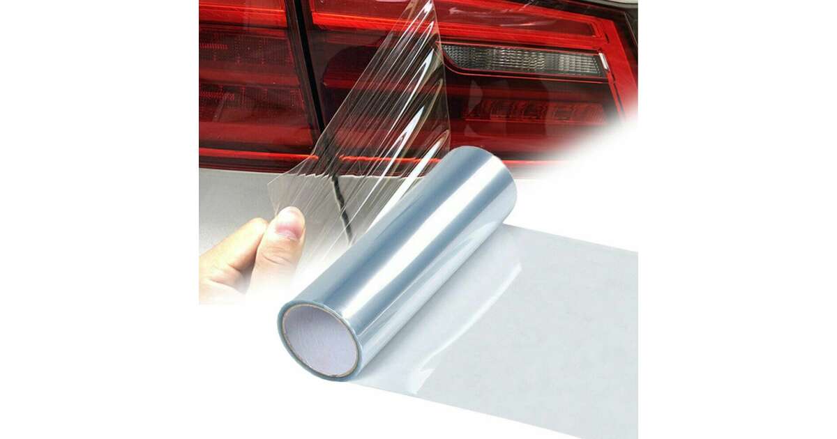 Folie protectie faruri / stopuri auto - Transparent (pret/m liniar ...