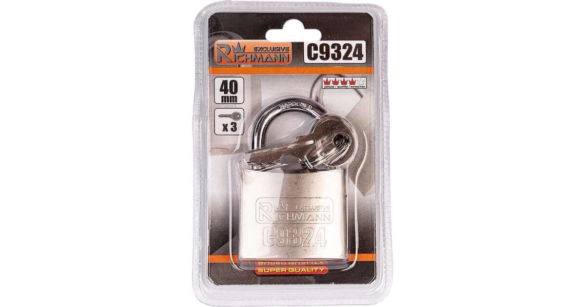 Vorhängeschloss, 40 mm, RICHMANN EXCLUSIVE | Pepita.com
