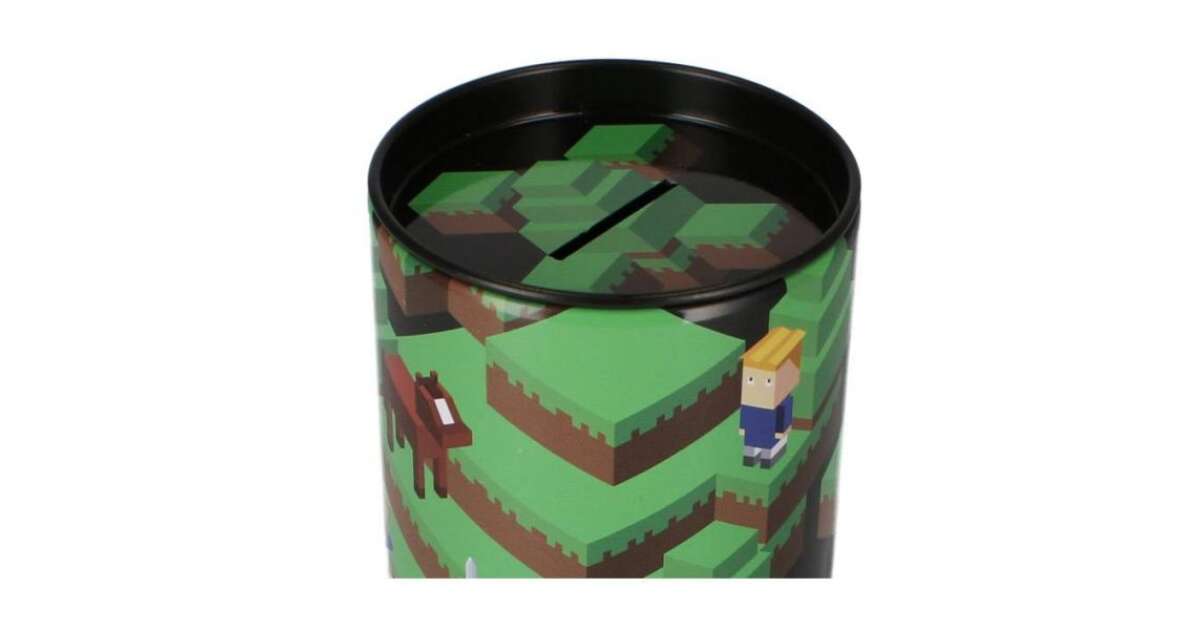 GAME PIXEL persely - fekete | Pepita.hu