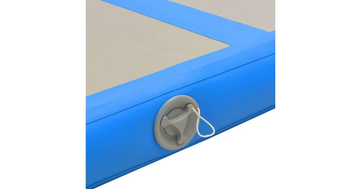 Kék pvc felfújható tornaszőnyeg pumpával 800 x 100 x 10 cm | Pepita.hu