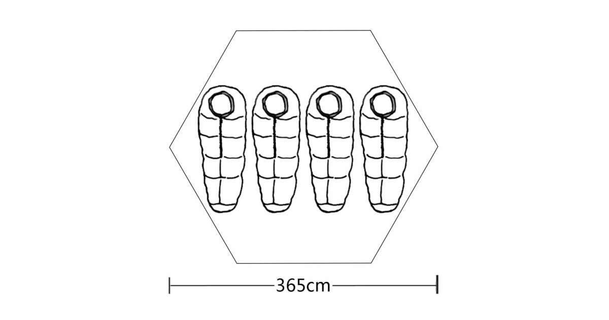 Outdoors - Tipi Sátor - 4 Személyes - 300x200cm | Pepita.hu