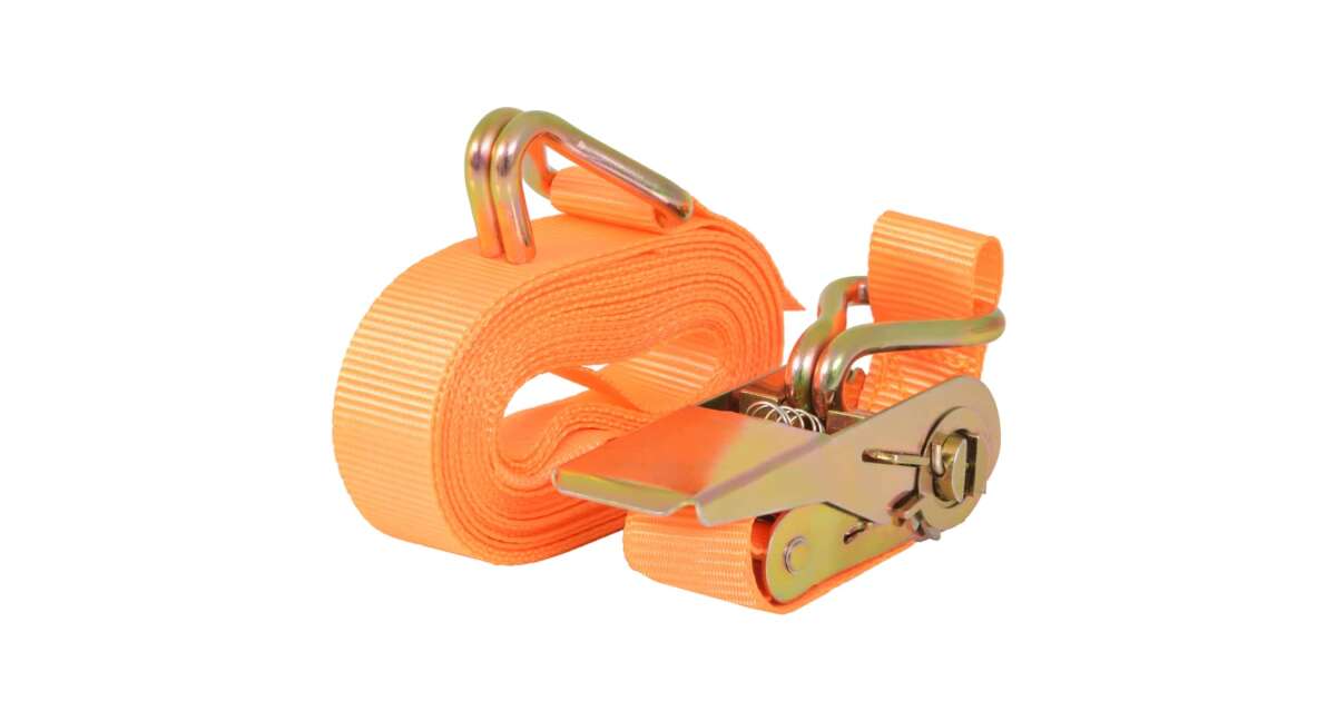 4 db narancssárga racsnis spanifer 0,4 tonna 6 m x 25 mm | Pepita.hu