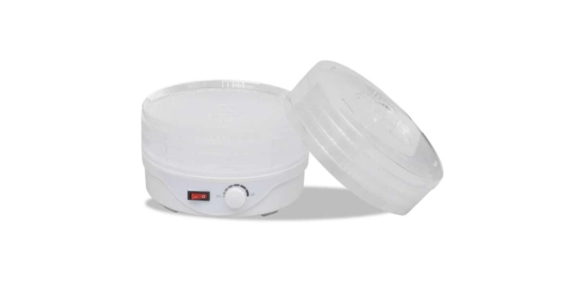 Aszalógép 6 egymásra rakható tálcával (kerek) | Pepita.hu