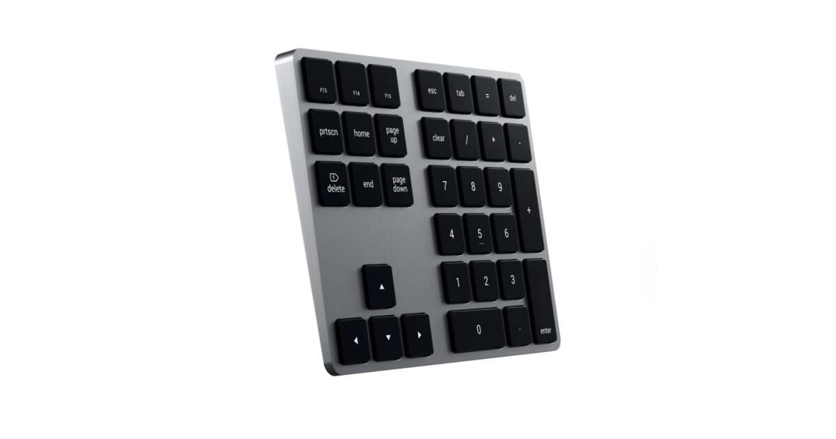 Satechi Aluminum Bluetooth Extended Keypad - Space Grey | Pepita.hu