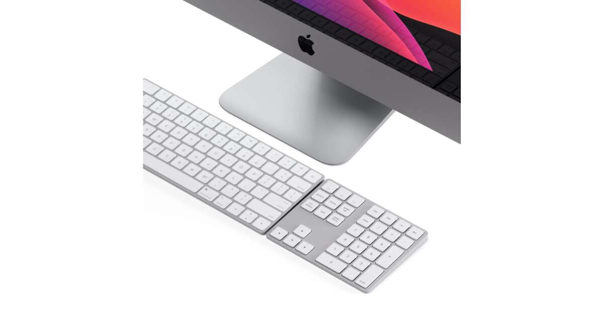 Satechi Aluminum Bluetooth Extended Keypad - Silver | Pepita.com