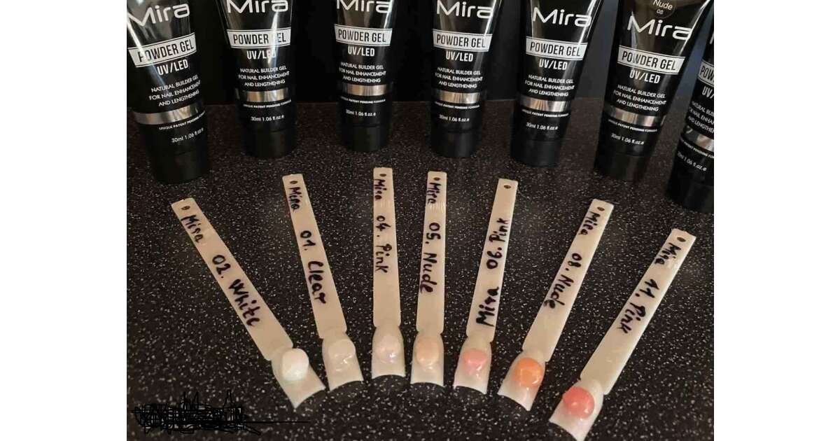 Polygél Acrylgél Zselé 1 darab Mira Műköröm Alapanyag Ecsettel és ...