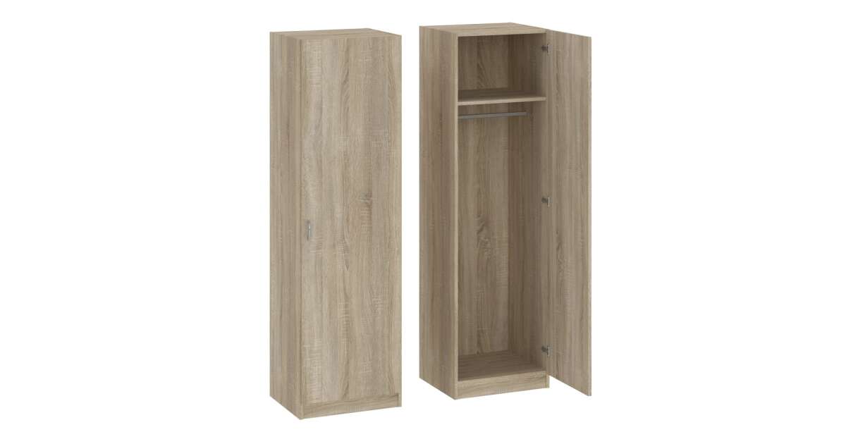 Riava egyajtós gardróbszekrény 51cm Sonoma Oak | Pepita.hu