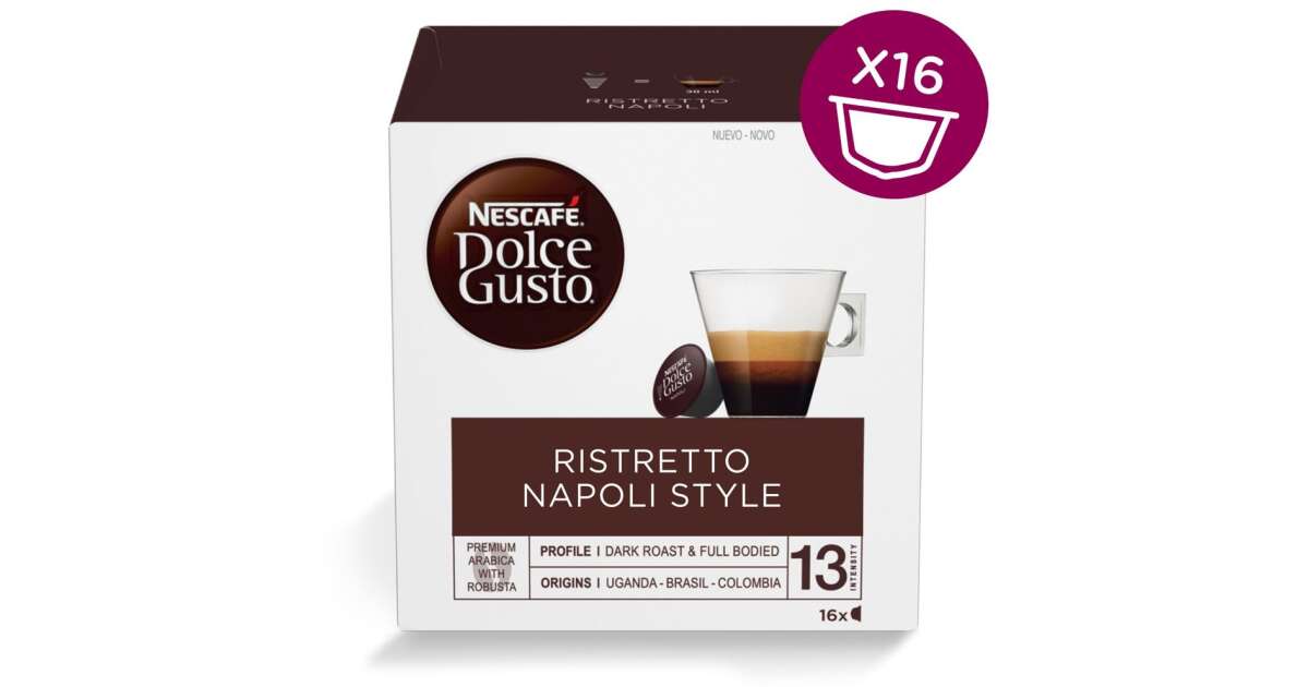 Nescafé Dolce Gusto Ristretto Napoli Style kapszula 16db | Pepita.hu