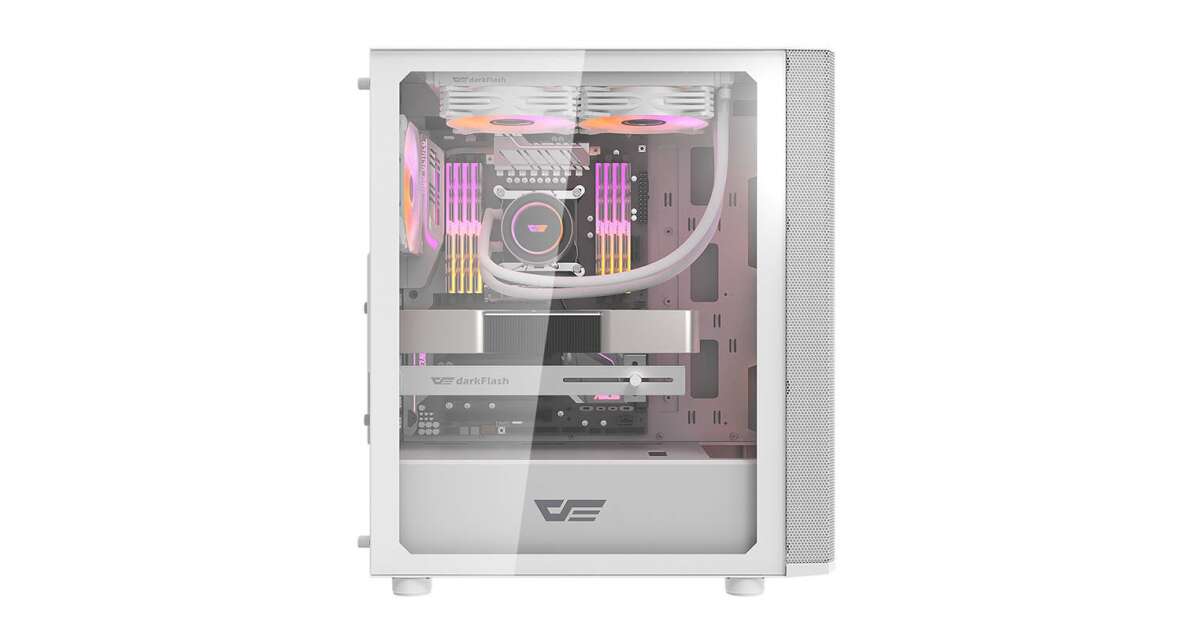 Gépház Darkflash DK360 (fehér) | Pepita.hu