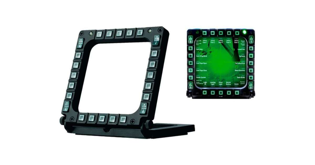 Thrustmaster MFD Cougar Pack Joystick Black 2960708 | Pepita.hu