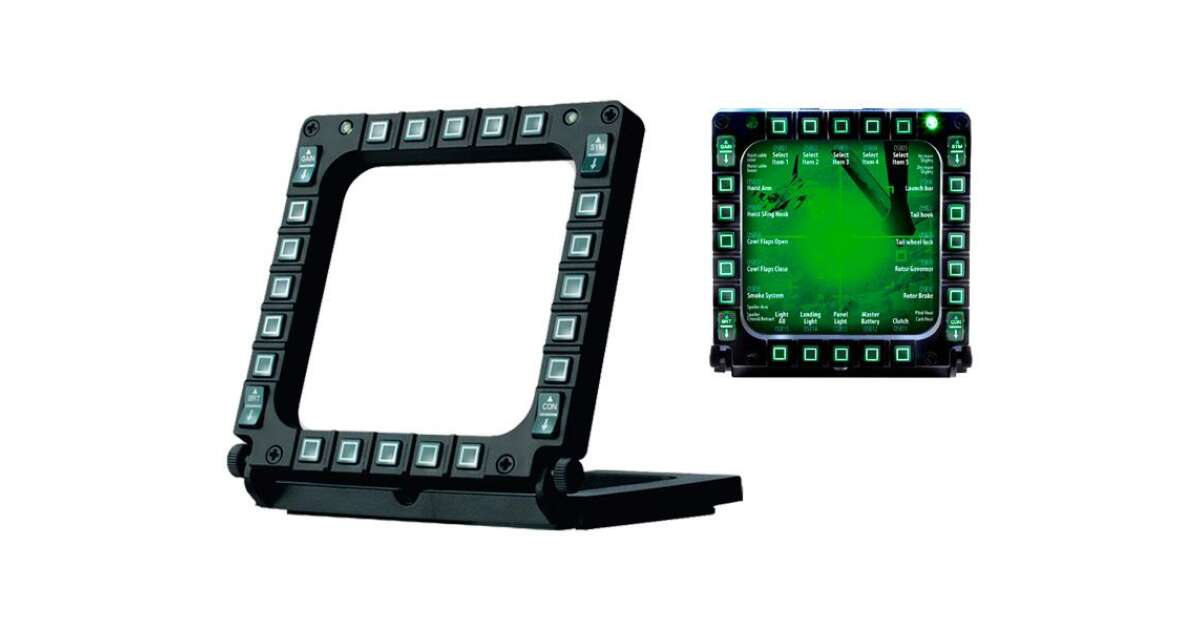 Thrustmaster MFD Cougar Pack Joystick Black 2960708 | Pepita.hu