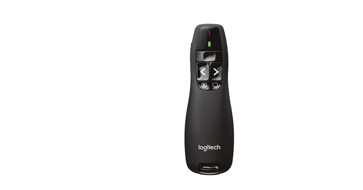 Logitech R400 Laser Presentation Remote Wireless Presenter Red Laser ...