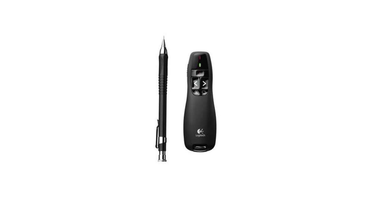 Logitech R400 Laser Presentation Remote Wireless Presenter Red Laser ...