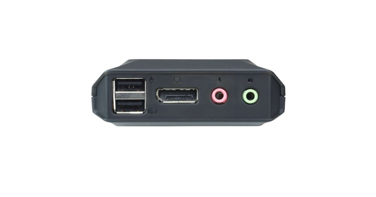 ATEN CS22DP 2-Port USB DisplayPort Cable KVM Switch with Remote Port Selector CS22DP | Pepita.hu