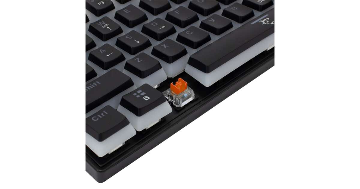 White Shark GK-2202B Ashiko Red Switches Mechanical 60% Gaming Keyboard ...
