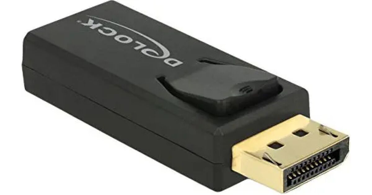 DeLock Adapter Displayport 1.2 male > HDMI female 4K Passive Black ...