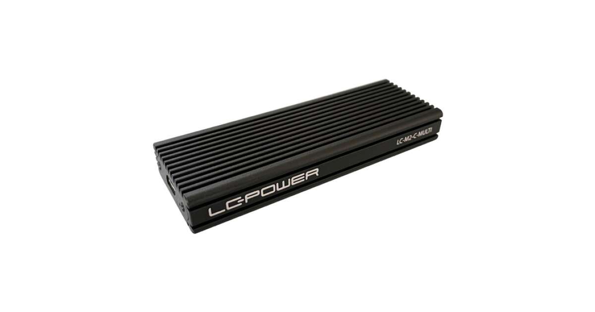 LC Power LC-M2-C-NVME - M.2 NVMe SSD Enclosure LC-M2-C-MULTI | Pepita.hu