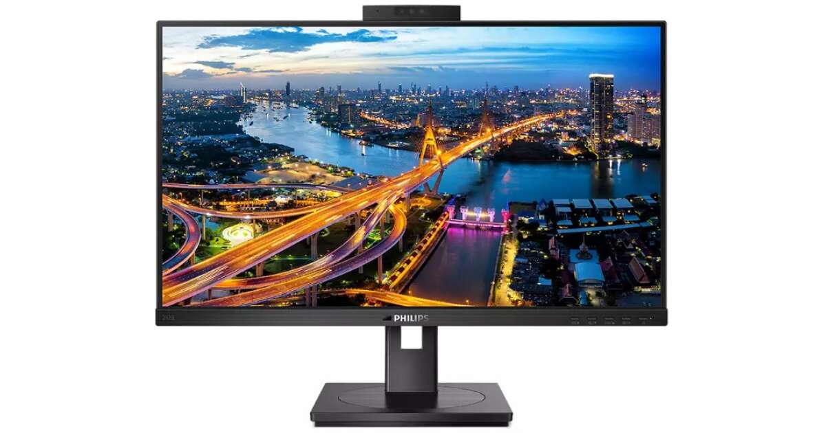 Philips 242B1H IPS Monitor, 23.8, 1920x1080, 16:9, 250cd/m2, 4ms, VGA ...