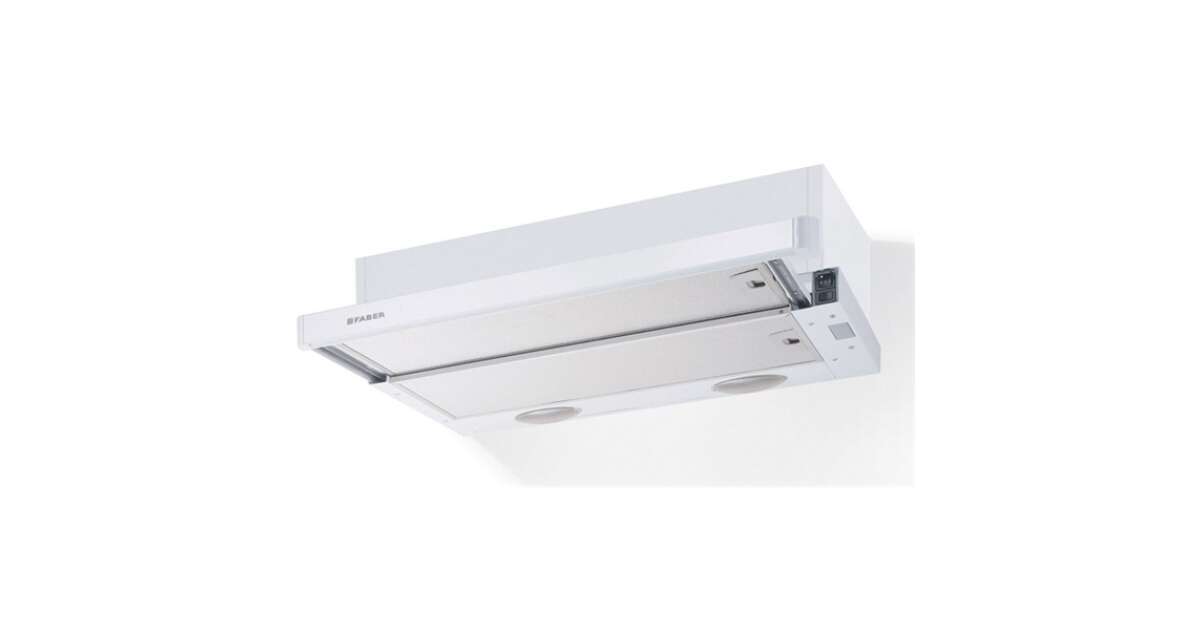 Faber Flexa LED W/X A60 fehér-inox beépíthető teleszkópos páraelszívó ...