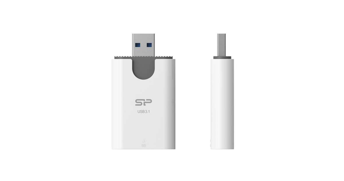 Silicon Power Combo USB 3.0 Card Reader White SPU3AT3REDEL300W | Pepita.hu