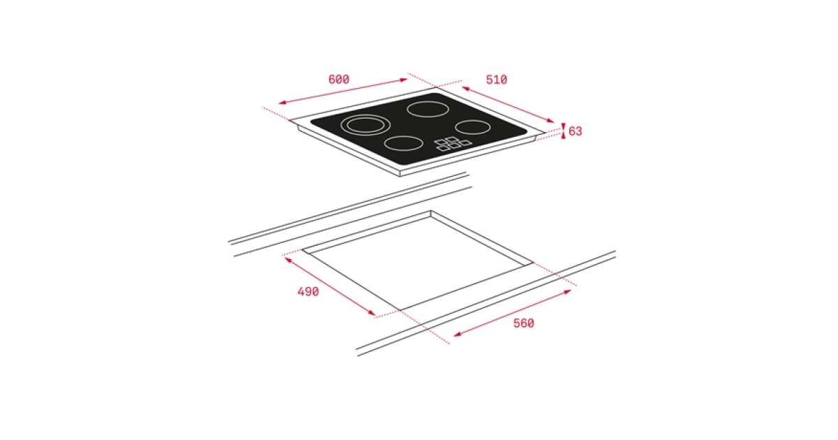 Plită ceramică încorporabilă Teka TZ 6415 | Pepita.com