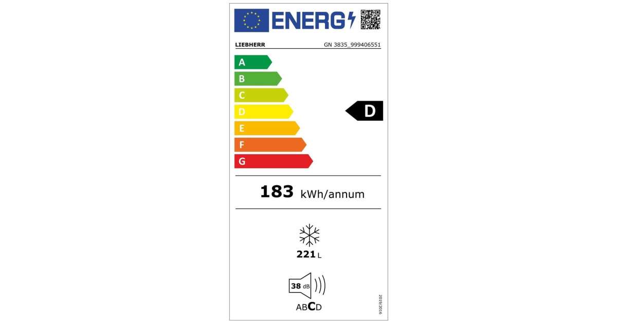 Liebherr GN 3835 NoFrost Gefrierschrank - 221 Liter | Pepita.com