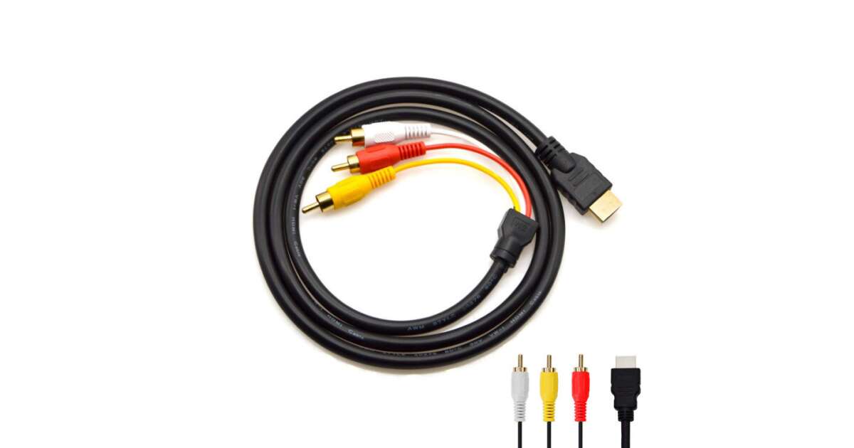 HDMI-RCA Átalakító Kábel - 1,5m | Pepita.hu