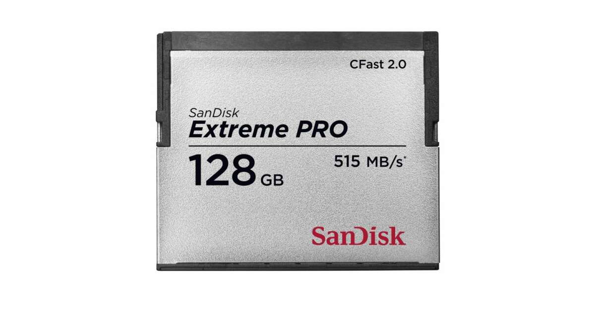 SanDisk Extreme PRO CFast 2.0 Memóriakártya - 128GB | Pepita.hu