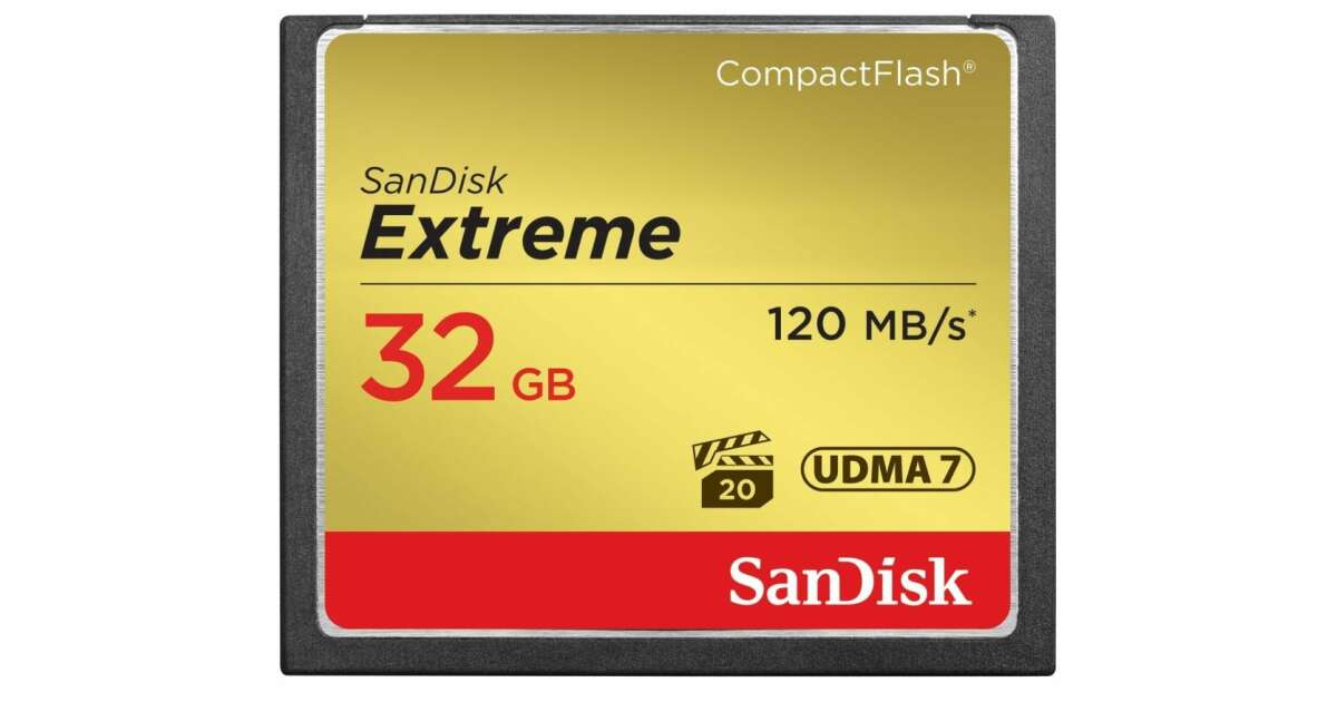 SanDisk Extreme CompactFlash 32GB UDMA 7 | Pepita.hu