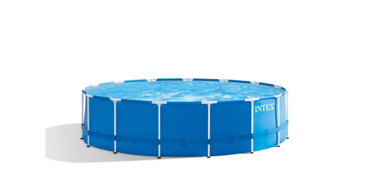 Piscina cadru metalic Intex 28242NP, 457x122cm, 17.000 litri, cu pompa ...