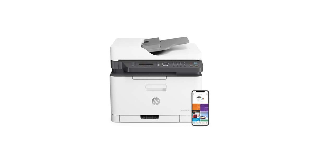 HP Color LaserJet Pro MFP 179fnw colour multifunction laser printer ...