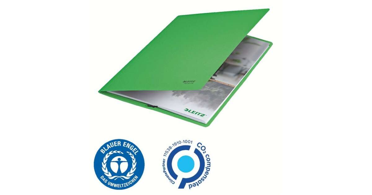 Leitz Recycle A4 karton zöld gumis mappa | Pepita.hu