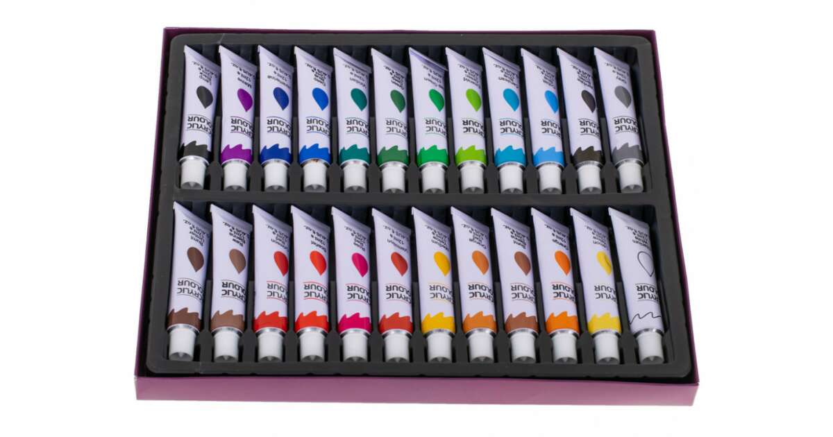 Acrylic Paint Set 24 tubusos akril festék készlet, Többszínű | Pepita.hu