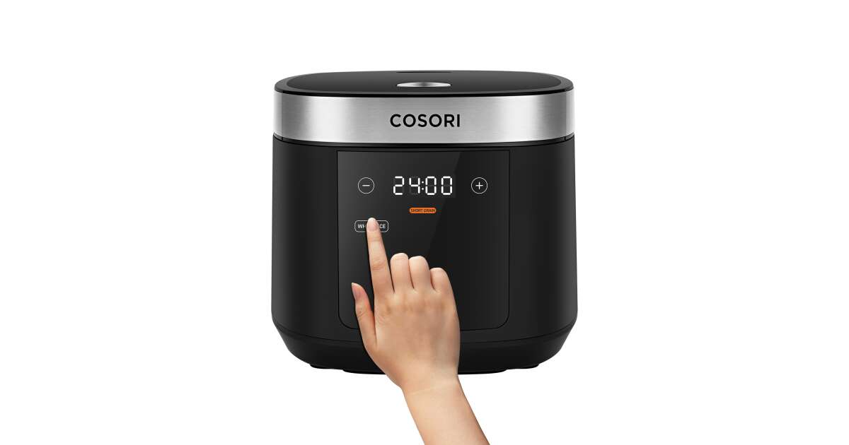 Cosori Slow Cooker Többfunkciós Rizsfőző, 5L, Fekete | Pepita.hu